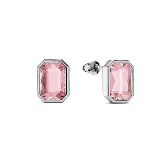 Pink crystal earrings studs store
