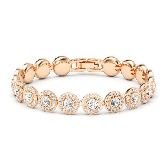 Tennis bracelet swarovski rose gold store