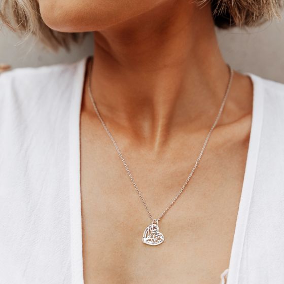 Heart family necklace store