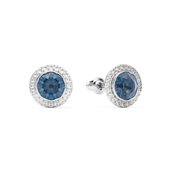 Swarovski blue stud earrings store