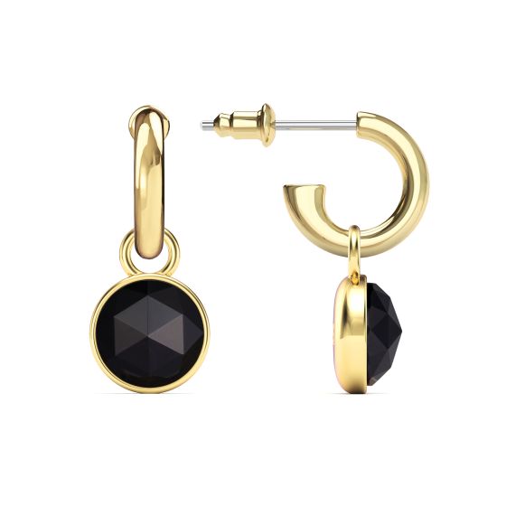 Gold plated stone earrings store