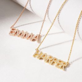 Customised necklace gold store